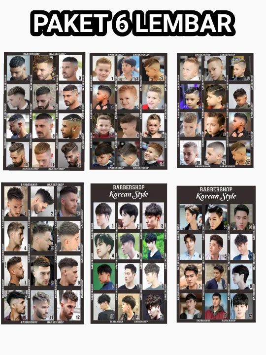 POSTER HIASAN DINDING PANGKAS RAMBUT/BARBERSHOP/SALON | Lazada Indonesia