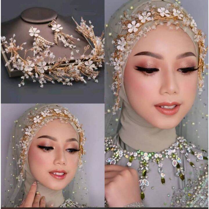 mahkota headpice bunga kawat lentur mudah di bentuk | Lazada Indonesia
