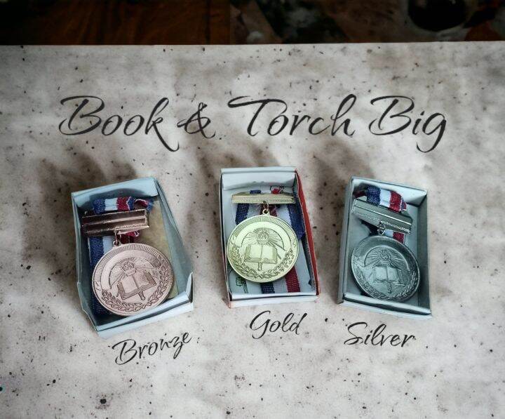Academic Medal Book & Torch Big | Lazada PH