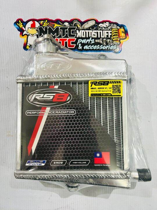 RS8 2ROW RADIATOR NMAX155/AEROX155 V1/V2 | Lazada PH