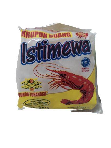 250gr kerupuk udang istimewa bunga turangga | Lazada Indonesia