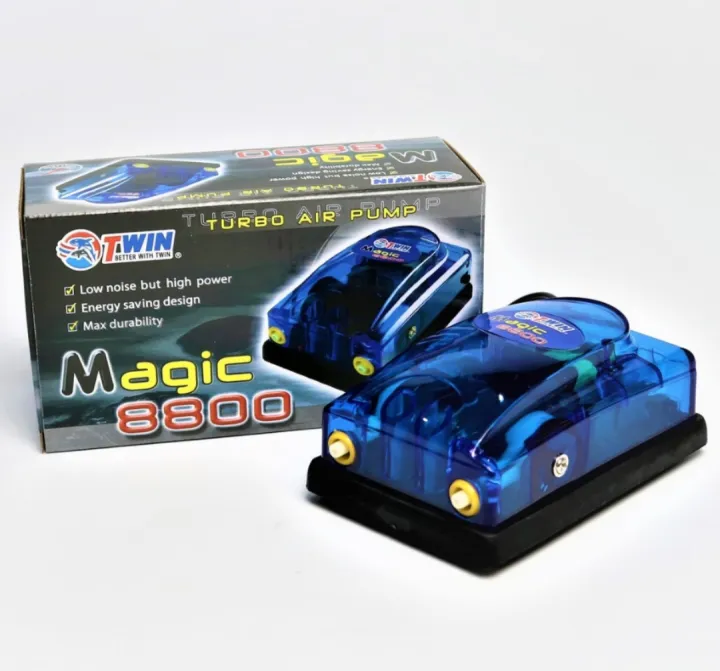 Magic-8800 (ปั๊มลม 2 ทาง เหมาะสำหรับตู้ปลา อ่างปลาขนาดเล็ก) | Lazada.co.th