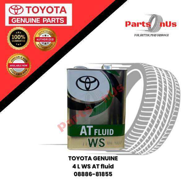 TOYOTA GENUINE WS AT FLUID 4LITERS / 08886-81855 | Lazada PH