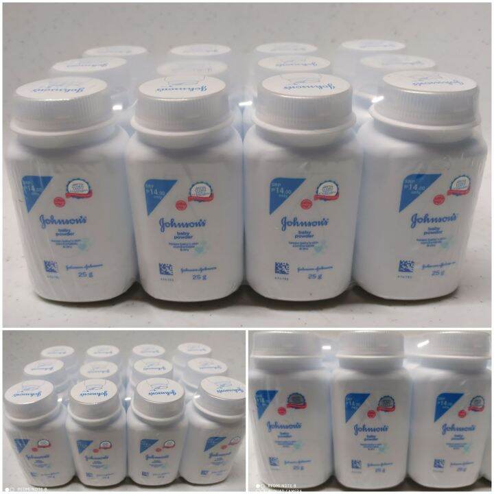 JOHNSONS BABY POWDER | ORIGINAL SCENT | 12 PCS. | 25 GRAMS | Lazada PH