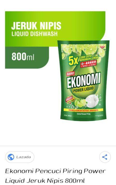 Ekonomi Liquid Dishwash Jeruk 780ml | Lazada Indonesia