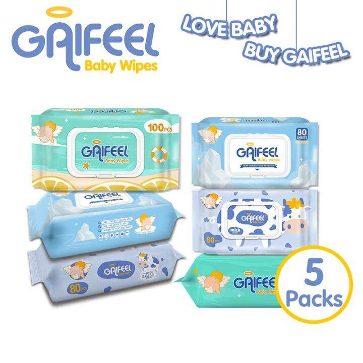 GAIFEEL Baby Wipes Wet Wipes Baby Of 5 Packs | Lazada PH GAIFEEL Baby Wipes Wet Wipes Baby Of 5 Packs | Lazada PH
