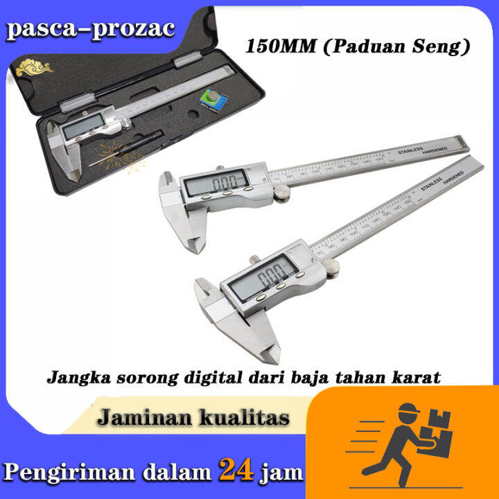 Kaliper vernier tampilan digital stainless steel kaliper presisi tinggi ...