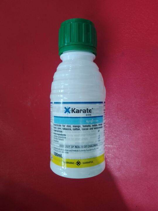 KARATE 2.5 EC LAMBDA CYHALOTHRIN. INSECTICIDE(100 ML)BY SYNGENTA ...