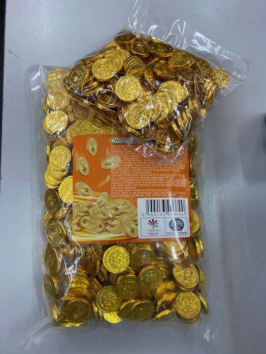 Chocolate gold coin small 1kg | Lazada