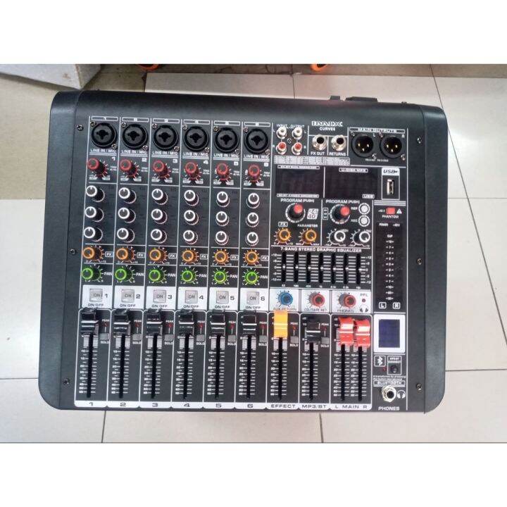 IMIX by Trident CURVE 6 Professional 6" Channel Mixer with 32-Bit DSP Effects | Lazada PH
