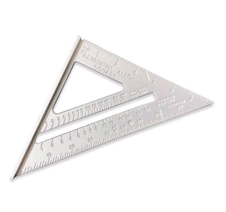 Aluminum Alloy Triangle Ruler 90 Degree Triangle Board Angle Ruler ...