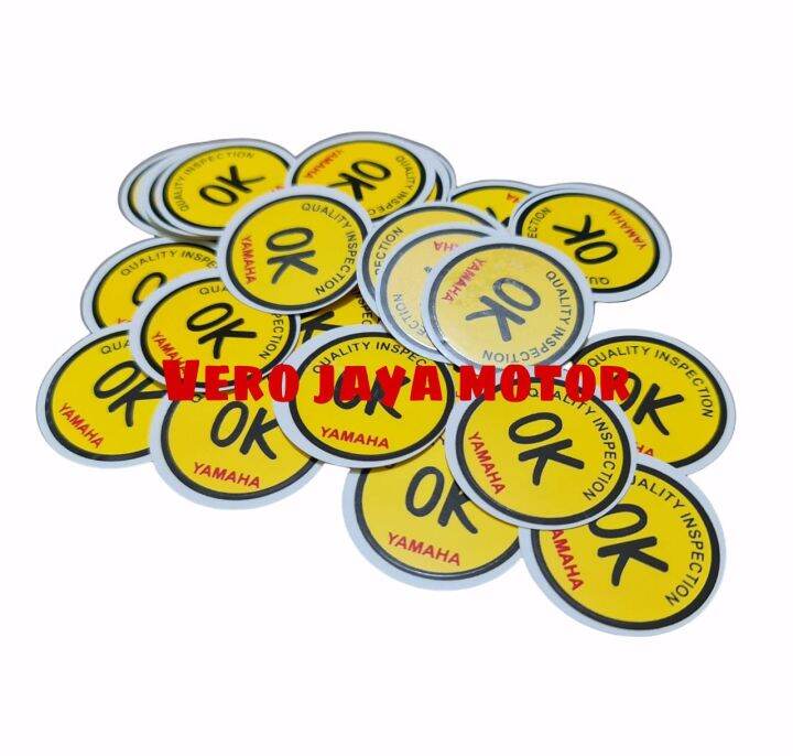 STIKER LOGO OK OKE ORIGINAL YAMAHA TRANSPARAN | Lazada Indonesia