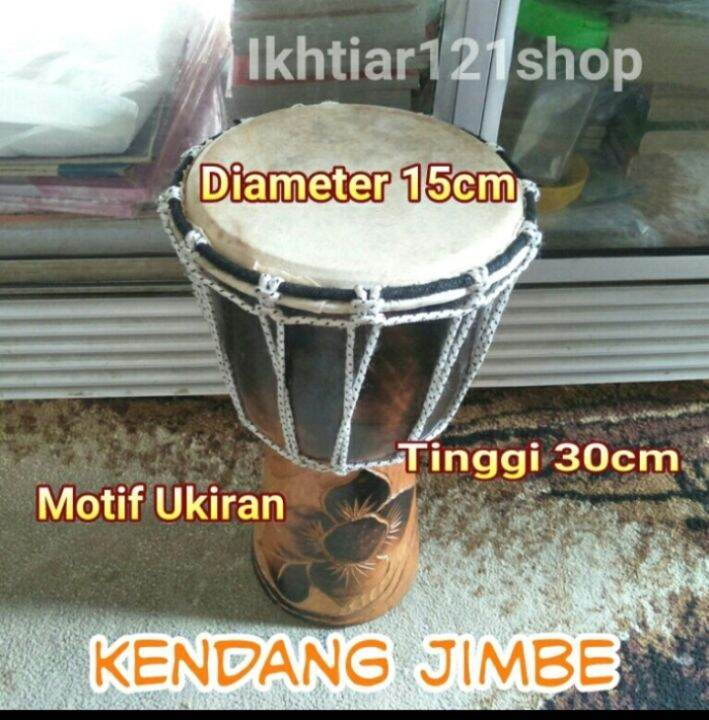 Gendang Jimbe/Kendang jimbe ukiran Asli | Lazada Indonesia