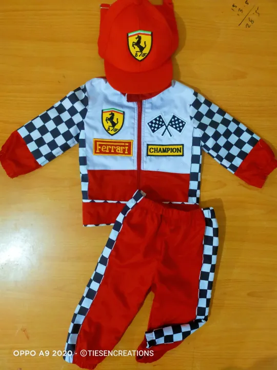 on-stock ferrari racing theme costume, no name- | Lazada PH