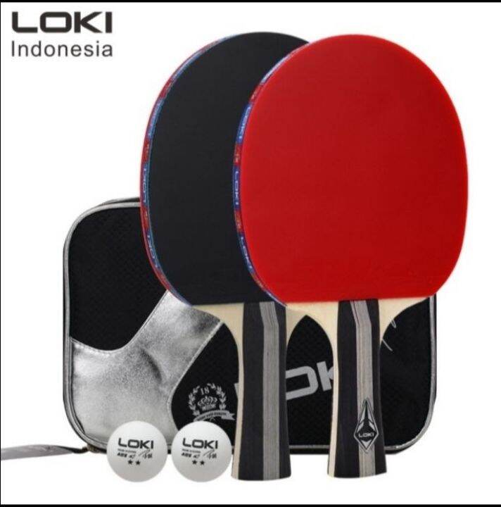 bad tenis meja / bed pingpong Loki C3000 1pasang isi 2pcs original ...