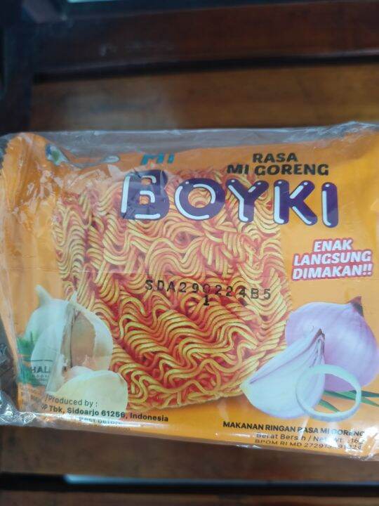 Snack Mie Goreng Boyki 1 Renceng isi 10 pcs | Lazada Indonesia