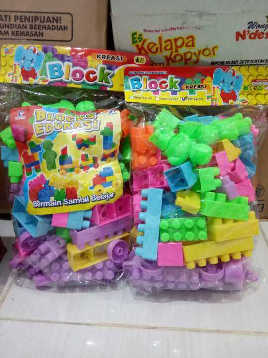 LEGO BLOCK BALOK BESAR ISI 85 PCS | Lazada Indonesia