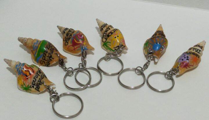 HUNDRED ISLAND Shell Keychain Souvenir | Lazada PH
