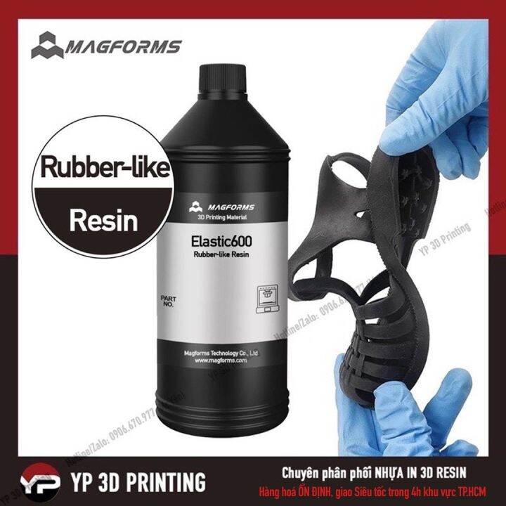 Nhựa in 3D Resin UV Dẻo Cao Su - MAGFORMS Rubber-like Resin 1000ml ...