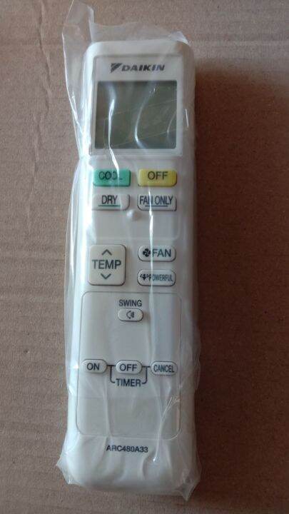 REMOTE AC DAIKIN STANDAR THAILAND/INVERTER 1/2-1.5PK ORIGINAL | Lazada ...