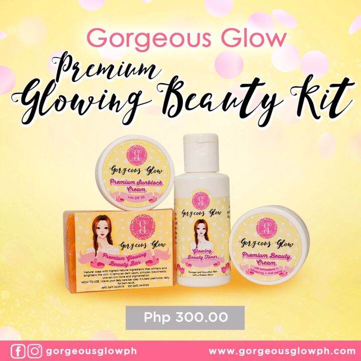 PREMIUM GLOW BEAUTY KIT BY GORGEOUS GLOW | Lazada PH