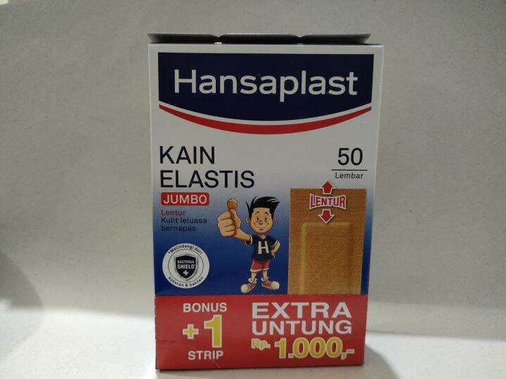 hansaplast kain elastis jumbo 50 lembar | Lazada Indonesia