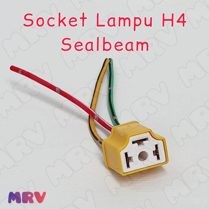Socket Lampu H4 Keramik Sealbeam Soket Lampu H4 | Lazada Indonesia