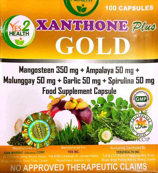 XANTHONE plus GOLD 100CAPSULES/BOX | Lazada PH