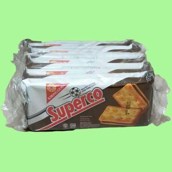 Superco Khong Guan 10 Pcs Harga Renceng Biskuit Krim Cokelat | Lazada ...