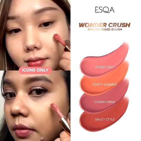 ESQA Wonder Crush Serum Liquid Blush | Lazada Indonesia