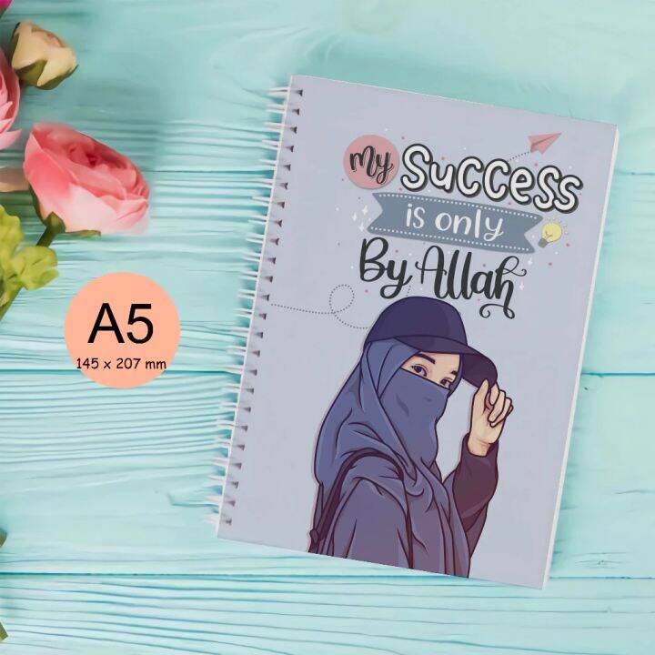 BUKU NOTEBOOK A5 SPIRAL MUSLIMAH hijaber - SA5003 | Lazada Indonesia