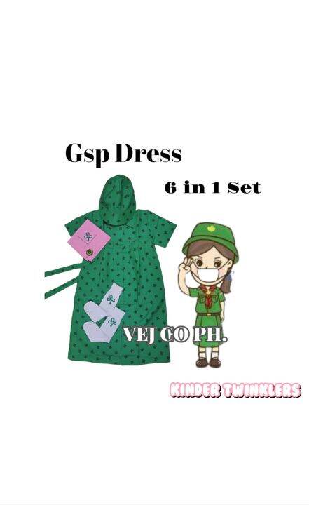GSP DRESS 6 IN 1 - KINDER //GRADE 1 TO 3 //GRADE 4 TO 6 | Lazada PH