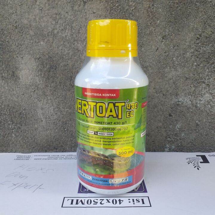 Obat Lalat Buah VERTOAT 430 EC 500ML Insektisida DiMetoat untuk ...