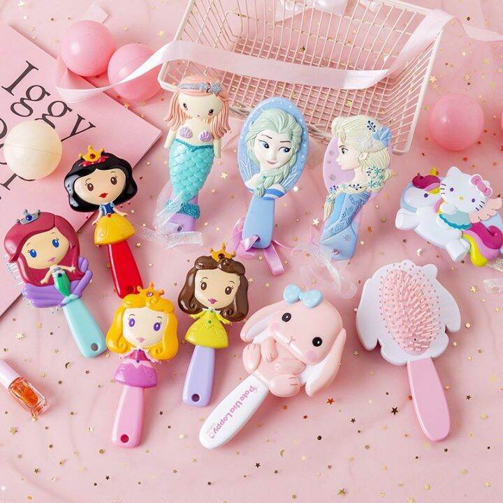 Sisir Anak Princess Disney Unicorn | Sisir Elsa Frozen Rapunzel Ariel ...