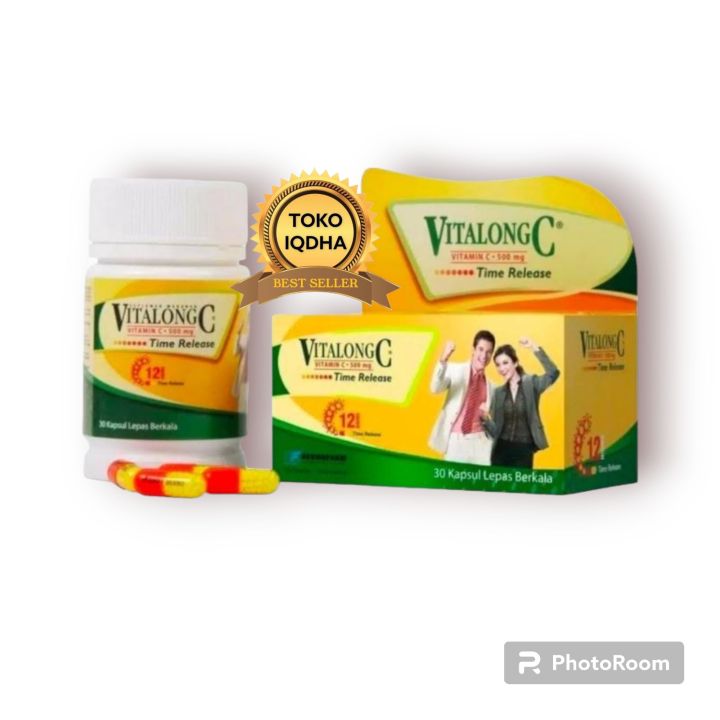 VITALONG C 30 Capsule Vitamin C 500mg | Lazada Indonesia