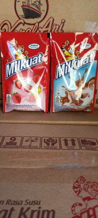 susu milkuat bantal 50 ml/susu coklat/susu stroberi/susu uht | Lazada ...