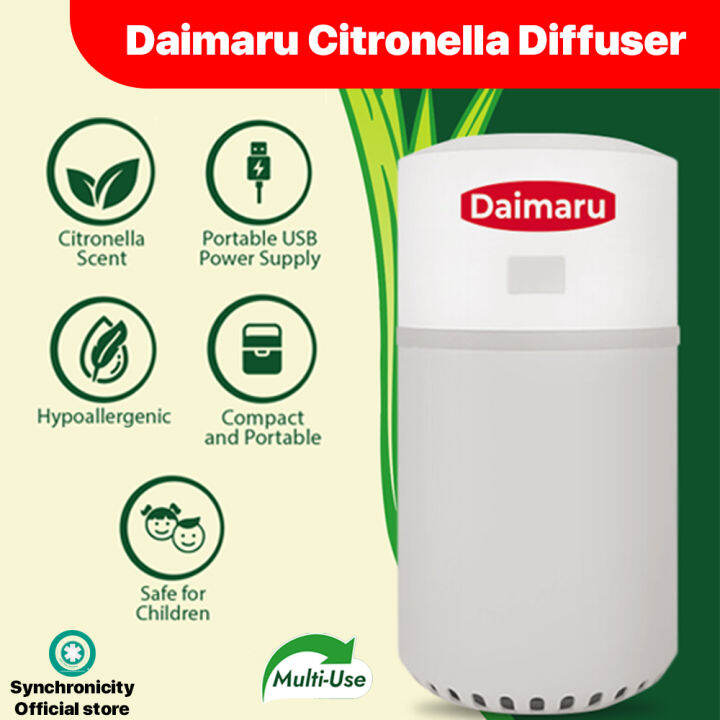 Daimaru Citronella Diffuser | Bug Repeller with Organic Ingredients ...