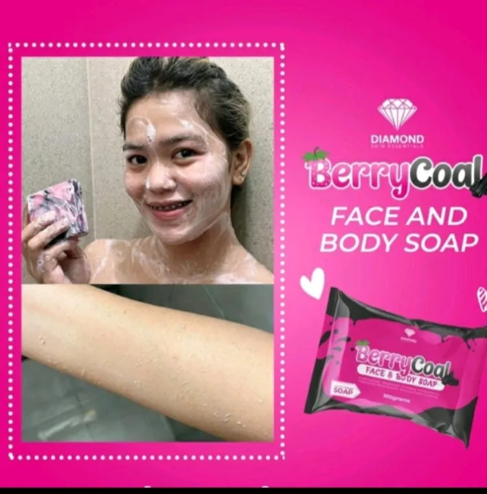 DIAMOND BERRYCOAL SOAP 100grms per soap bar /10 pcs per box ORIGINAL 40 ...