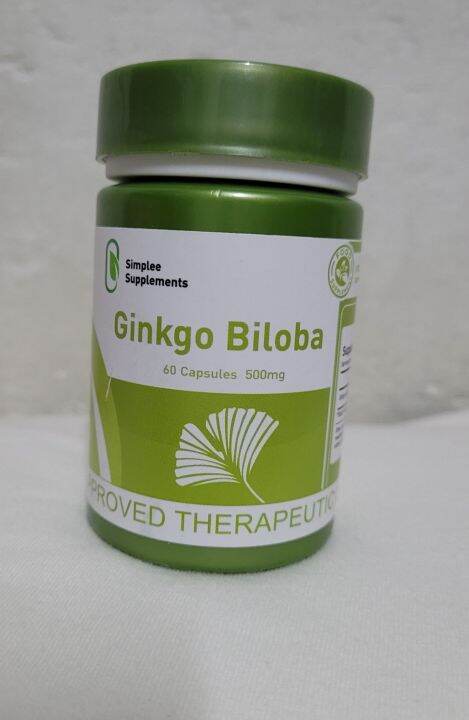 Simplee Ginkgo Biloba 60 capsules 500mg | Lazada PH