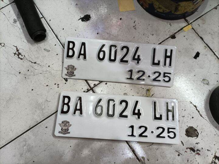 plat motor font baru | Lazada Indonesia