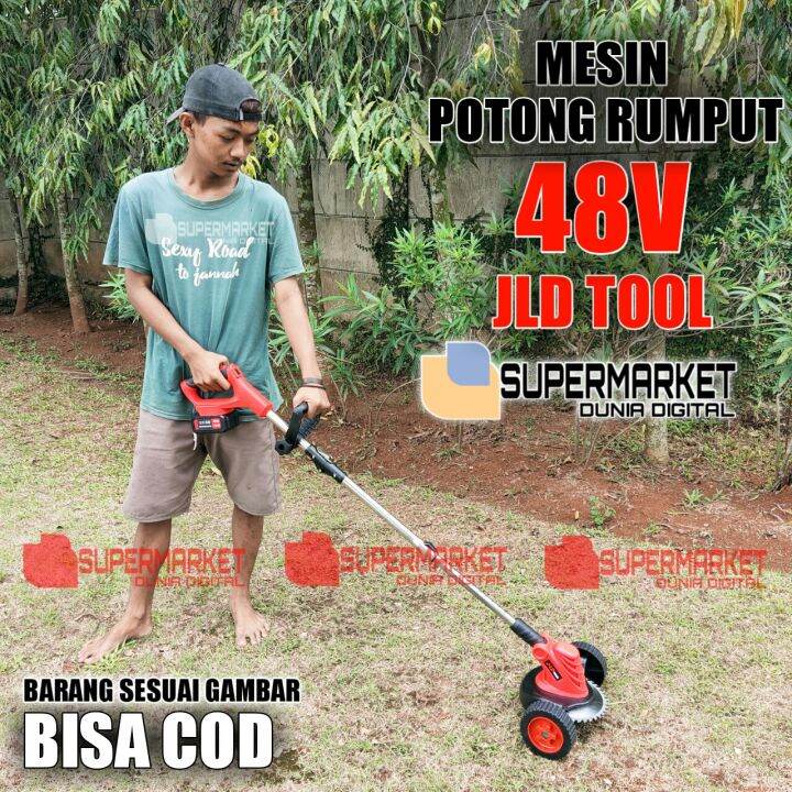 MODEL BARU...!! MESIN POTONG RUMPUT JLD TOOL 48V. MESIN POTONG RUMPUT ...