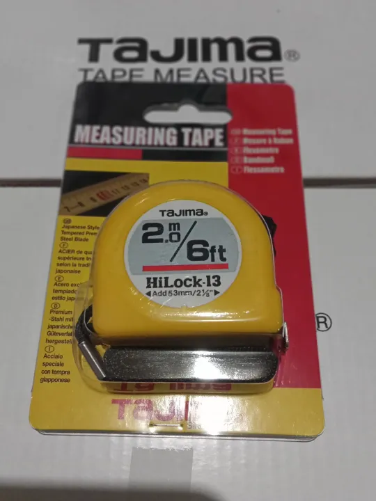 Meteran Tajima 2m/6ft Hilock-13 | Lazada Indonesia