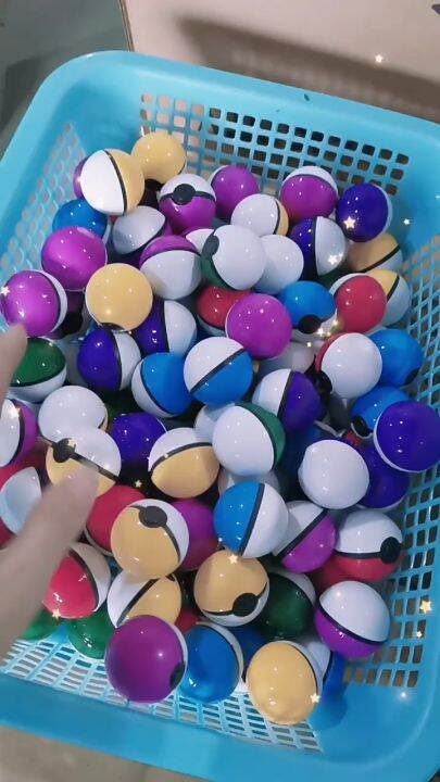 36PCS/Box 3.5cm POKEMON Balls Capsule Mini Pokeballs Blind Box Gashapon ...