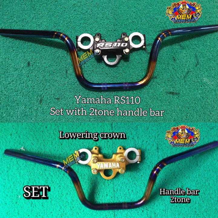Yamaha RS110 lowering crown Set with HANDLE BAR | Lazada PH
