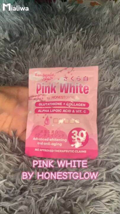Honest Glow Pink White Capsules, Glutathione Collagen Alpha Lipoic Acid ...
