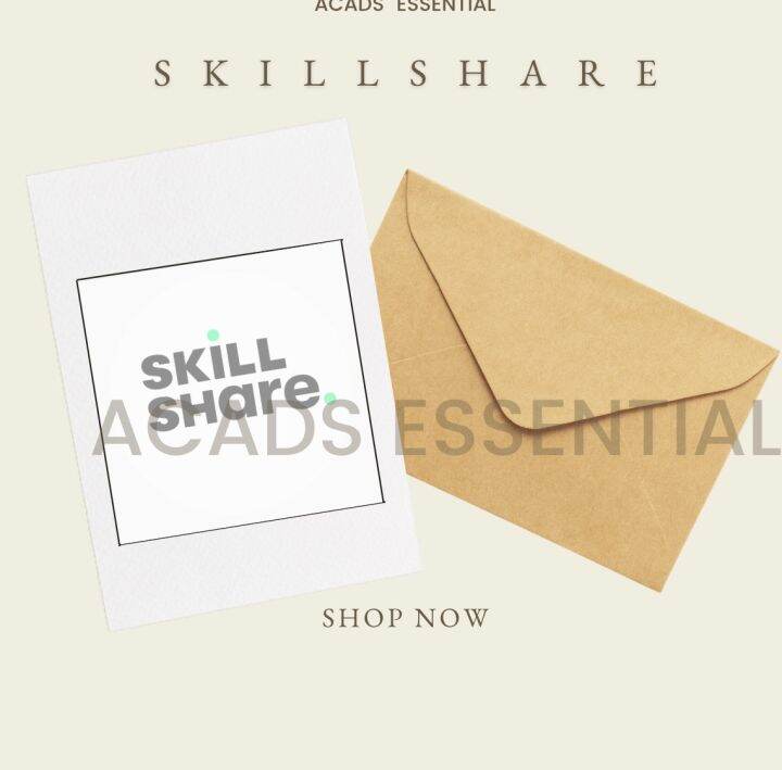 SkillShare Physical Copy Envelope | Lazada PH