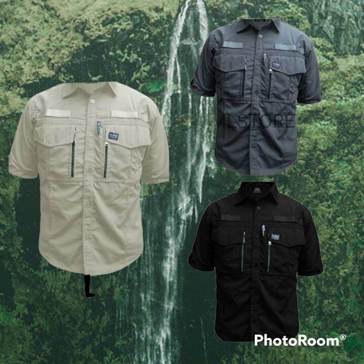 kemeja cargo tangan pendek kemeja wtac kemeja lapangan pdl kemeja mtac ...