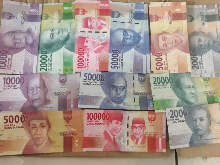 mainan duit duitan isi50lembar | Lazada Indonesia