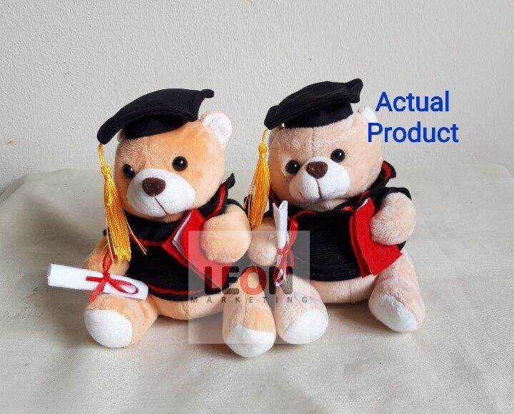 6.5" Graduation/Convocation Bear- NS Bear, Patung Konvo 博士熊 | Lazada