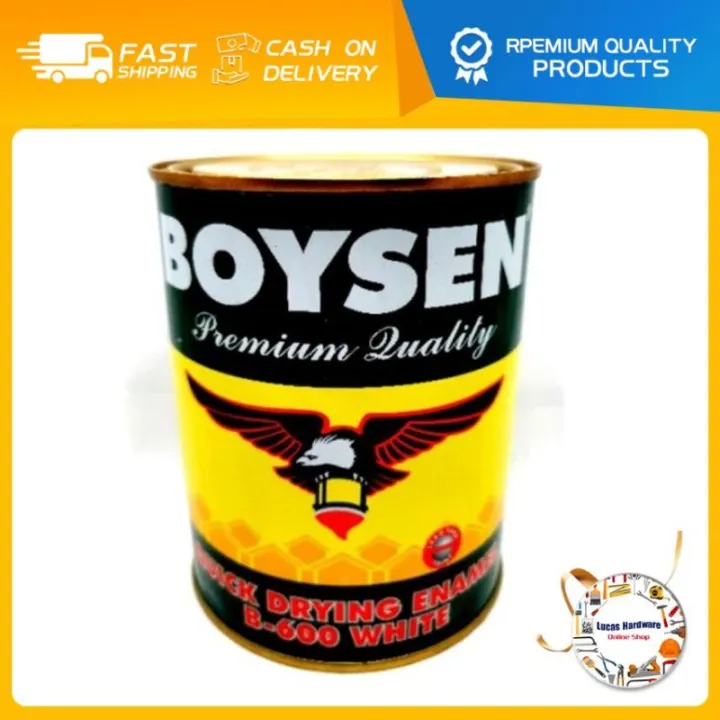 Boysen Liter Enamel Quick Drying White B-600 QDE WHITE(WT182) | Lazada PH